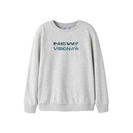 name it Sweatshirt 'NKMLAZARUS' boy size 122/128 Light blue / Light grey / Dark green / Red