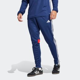 Herren Trainingshose "TIRO 25 ESSENTIALS", blau, Gr. S, adidas Performance, Obermaterial: 100% Polyester, Hosen, f&uuml;r Erwachsene, mit AEROREADY