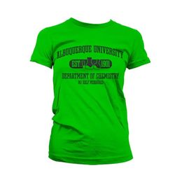 Breaking Bad Shirt "Albuquerque University Dept Of Chemistry Girly Tee" in Gr&uuml;n | Gr.: XL