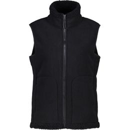 alife and kickin Fellimitatweste EstherAK T in black | Gr.: XL