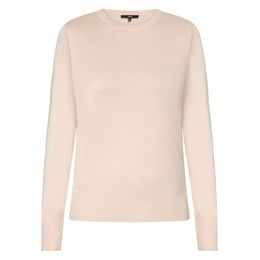 Zero Feinstrickpullover mit Stehkragen in Dark Cream Melange | Gr.: 40