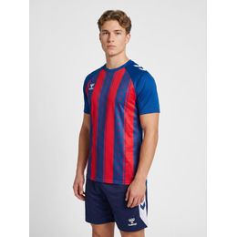 Hummel T-Shirt Raglan&auml;rmel Hmlmatch Erwachsene in TRUE BLUE/TRUE RED | Gr.: XXL