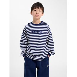 Hummel Sweatshirt Hmljr Geggo Lebensstil Kinder in MEDIEVAL BLUE | Gr.: 134/140
