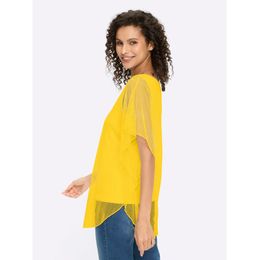 Heine 2-in-1-Shirt in sonnengelb | Gr.: 40