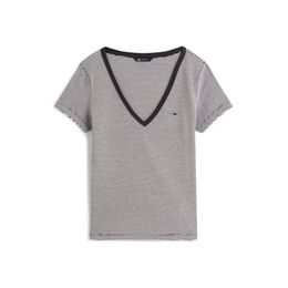 Tommy Jeans Shirt 'ESSENTIAL' female size L Black / White