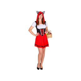 TecTake M&auml;rchenfigur/Wolf, in rot, Gr. S, Dekollet&eacute; und &Auml;rmel mit Gummizug | Gr.: S