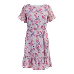 Albee Women Kleid in Pink Hellblau | Gr.: XL
