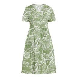 Albee Women Kleid in Gr&uuml;n Wollweiss | Gr.: L