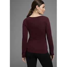 Bruno Banani Strickpullover in bordeaux | Gr.: 46