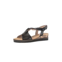 Gabor Keilsandaletten in schwarz | Gr.: 38,5