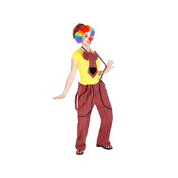 TecTake Spa&szlig;vogel/Komiker, in der Farbe rot, Konfektionsgr&ouml;&szlig;e L, Latzhose | Gr.: XXL