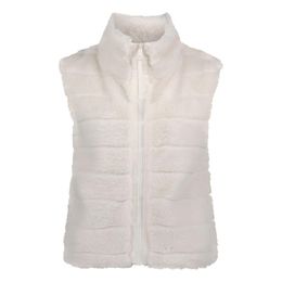 BETTY & CO BETTY & CO Kunstfell-Weste mit Stehkragen in cream | Gr.: 44