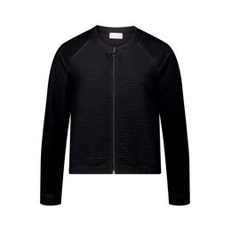 Betty Barclay Casual-Jacke mit Rippenstruktur in Schwarz | Gr.: 44