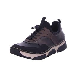 Rieker Lowtop-Sneaker in schwarz/schwarz/antik | Gr.: 41