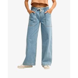 Billabong Damen Gerade Jeans "ZONTE DENIM", blau, Gr. S, Jeans, Obermaterial: 100% Baumwolle, Jeans, mit normal-weiter Passform, aus Baumwolle,