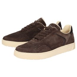 Sioux Damen Sneaker "Maites sneaker 004", Gr. 42, braun, Obermaterial: 100% Kalbsveloursleder CAVL. 100% Gummi rubber., Schuhe