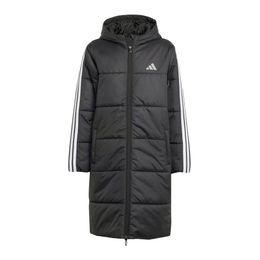 adidas Sportswear Sportjacke 'LONG' Jungen Gr&ouml;&szlig;e 128 schwarz / wei&szlig;