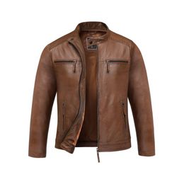 Amaci&Sons Amaci&Sons Lederjacke CICERO in Cognac | Gr.: XXXL
