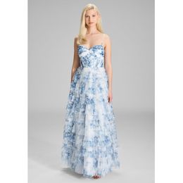 HEY KYLA Kleid in blau wei&szlig; - 0001 | Gr.: 34