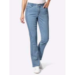 WITT WEIDEN 5-Pocket-Jeans in blue-bleached | Gr.: 19