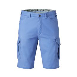 MEYER Herren Cargohose "B-Orlando 1-3040", blau, Gr. 60, unifarben, 96% Baumwolle, 4% Elasthan, Hosen, in Regular-Fit