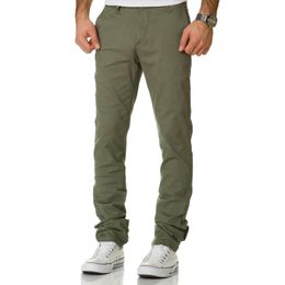 Amaci&Sons Amaci&Sons Slim Fit Chino mit Stretch WASHINGTON in Olive | Gr.: W29/L32
