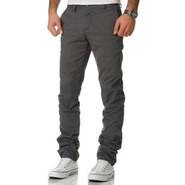 Amaci&Sons Amaci&Sons Slim Fit Chino mit Stretch WASHINGTON in Dunkelgrau | Gr.: W38/L34