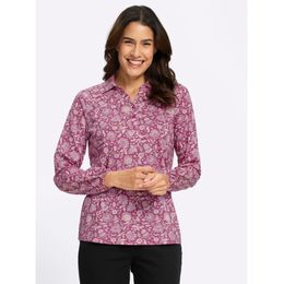 WITT WEIDEN Poloshirt in erika-bedruckt | Gr.: 40