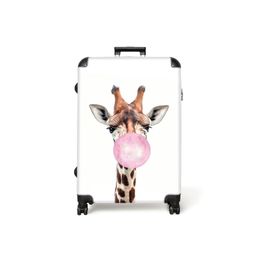 NoBoringSuitCases Suitcase, Koffer, Reisekoffer Giraffe | Gr.: 36 L