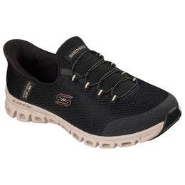 Skechers Slip-Ins Glide Step Vibey Mesh Damen Black Sneaker