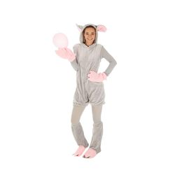 TecTake Ratte, auch Nagetierfigur, in grau, Gr. XL, Aus weichem Nickistoff | Gr.: L