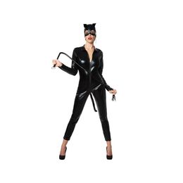 TecTake Raubkatze, auch Miezekatze, in schwarz, Gr. S, Halbmaske mit Ohren | Gr.: L