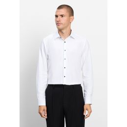 OLYMP Herren Businesshemd "OLYMP Level Five 24/Seven, Body Fit, Kent mit extra langem Arm", wei&szlig;, Gr. 44, 64% Baumwolle, 27% Polyester, 9% Elasthan,