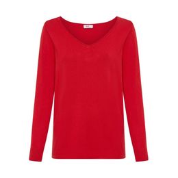 Flashlights V-Ausschnitt-Pullover in rot | Gr.: 32/34
