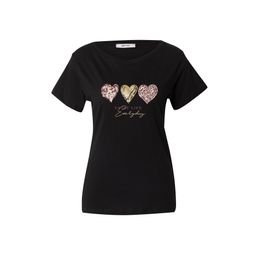 ABOUT YOU T-Shirt 'Isa' Damen Gr&ouml;&szlig;e XS gold / aubergine / rosa / schwarz