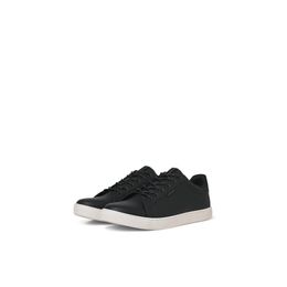 Jack & Jones JACK & JONES Herren Sneaker "JFWTRENT", Gr. 42, schwarz-wei&szlig;, Lederimitat, Schuhe, mit Schn&uuml;rung