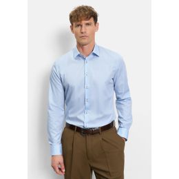 OLYMP Herren Businesshemd "OLYMP No. Six, Super Slim, Kent", blau, Gr. 37, 100% Baumwolle, Hemden
