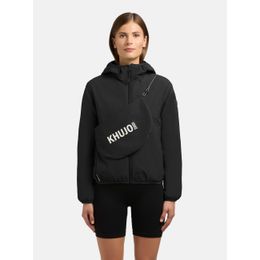 Khujo Damen Outdoorjacke "Shelly2", schwarz, Gr. S, Obermaterial: 100% Nylon. Innenfutter: 100% Nylon. Wattierung: 100% Polyester, Jacken, packbare