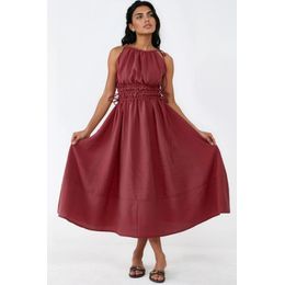 Raffinierter Tr&auml;ger-Midi-Kleid