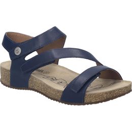 Josef Seibel Damen Sandale "Tonga 25, ocean", Gr. 42, blau, Obermaterial: 100% Rindsleder Leather cow., Schuhe