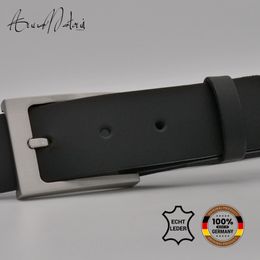 AnnaMatoni Damen Lederg&uuml;rtel "AnnaMatoni Damen Basic Lederg&uuml;rtel 3,5cm echt Leder Damen Basic", schwarz, Gr. 130, 100% Leder, G&uuml;rtel