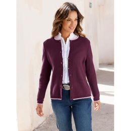 WITT WEIDEN Strickjacke in burgund | Gr.: 40