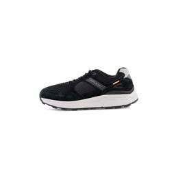 Camel Active Sneaker aus Nubuk Textil Mix mit Komfort Sohle in Schwarz | Gr.: 44