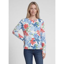 Rabe Damen Print-Shirt "T-Shirt", bunt, Gr. 52, gebl&uuml;mt, 50%Baumwolle, 50%Viskose, Shirts