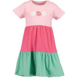 Blue Seven M&auml;dchen Jerseykleid "Kleid", bunt, Gr. 128, 100% Baumwolle, Kleider