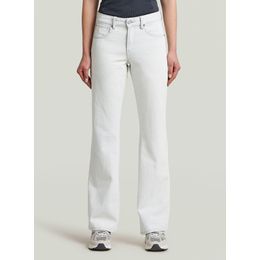 G-Star Raw G-STAR Damen 5-Pocket-Jeans "G-Bootcut Jeans", wei&szlig;, Gr. 30, Obermaterial: 75% Baumwolle, 25% Baumwolle, Jeans
