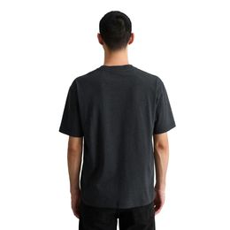 Marc O'Polo Herren T-Shirtschwarz_multi, Gr. XL, MARC O'POLO DENIM, Jersey, Obermaterial: 100% Baumwolle, Shirts, relaxed aus softer Bio-Baumwolle