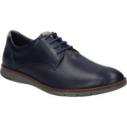 Josef Seibel Herren Schn&uuml;rschuh "Tyler 9, blau", Gr. 40, blau, Obermaterial: 100% Rindsleder Leather cow., Schuhe