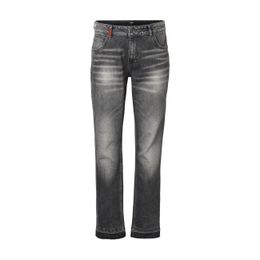 2Y Premium Herren Bequeme Jeans "2Y Premium Eladio Open Hem Slim Fit Jeans"grau, Gr. 36, unifarben, 98% Baumwolle, 2% Elasthan, Jeans