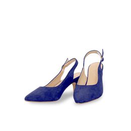 Andrea Conti Damen Pumps "Pumps 10071040", Gr. 40, blau, Obermaterial: 100% Lederfaserstoff LEAFIBTEX., Schuhe